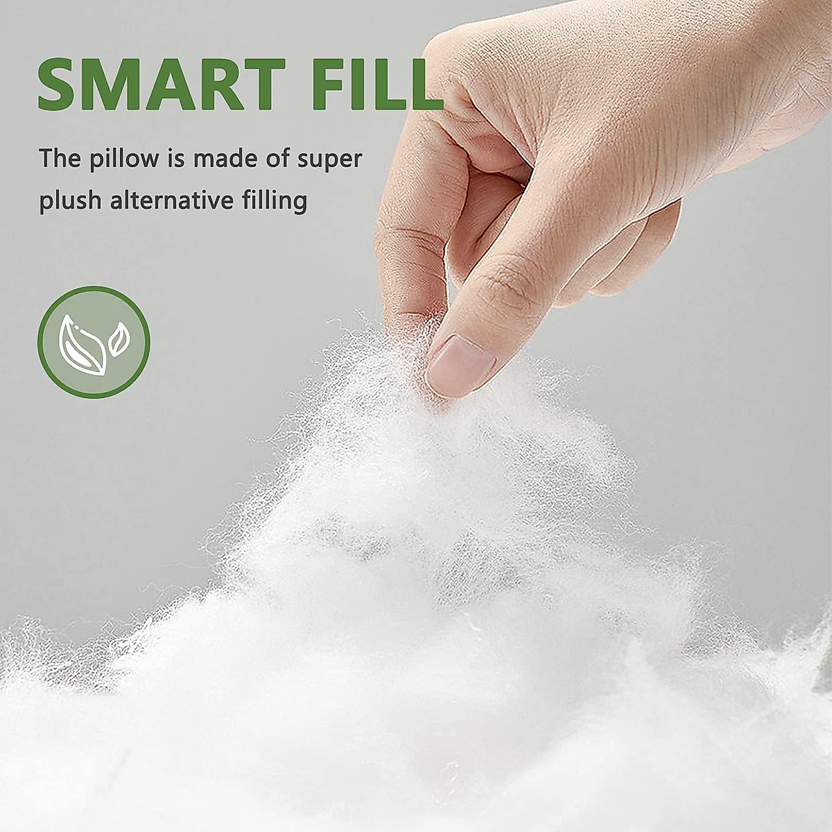 ROKDUK Bed Pillows for Sleeping Standard Size Set of 4, Cooling Hotel Quality for Back Stomach or Side Sleepers White