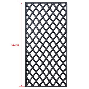 DGH474CRP DGH450CRP Grill Replacement Parts Grates for Dyna Glo Grill Parts DGH483CRP Sear Grill Grate Cooking Grates Dyna Glo Side Searing Grate 70-01-911 DGH485CRP Reversible Cast Iron Grates Parts