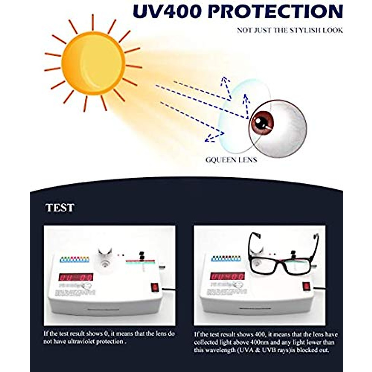 GQUEEN Fashion Fake Glasses Non Prescription Glasses Clear Lens Glasses Nerd Plain Frames Women Men, 201579