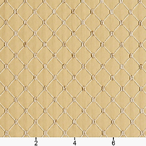 B653 Gold Diamond Jacquard Woven Upholstery Fabric by The Yard