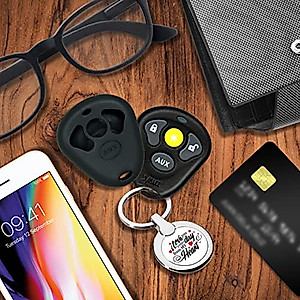 Keyless2Go Replacement for New Silicone Cover Protective Case for Viper Python Remote 474T- Black