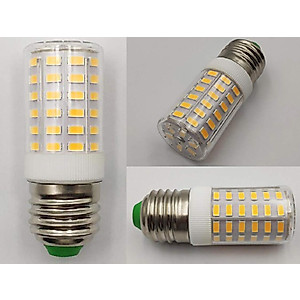 E26 LED Light Bulbs 10W (100W Halogen Equivalent) E26/E27 Medium Socket Base Warm White 3000K LED Corn Light for Ceiling Fan Chandelier Pendant Light,66 LED 5730 SMD,Not Dimmable,Pack of 3