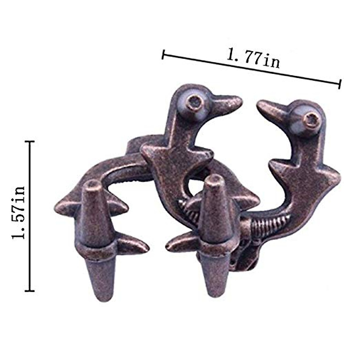 Brain Teaser Puzzle for Adults Puzzles Metal Hole Lock Adult Educational Toy Jigsaw IQ Puzzle (Ferrous)