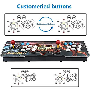 26800 Games in 1 Arcade Game Console ,Pandora Treasure 3D Double Stick,26800 Classic Arcade Game,Search Games, Support 3D Games,Favorite List, 4 Players Online Game,1280X720 Full HD Video Game