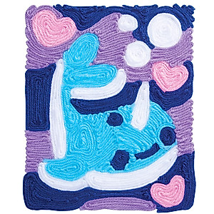 Y'Art Narwhal — Yarn Works of Art — Mess-Free Artistic Craft Activity — Ages 8+