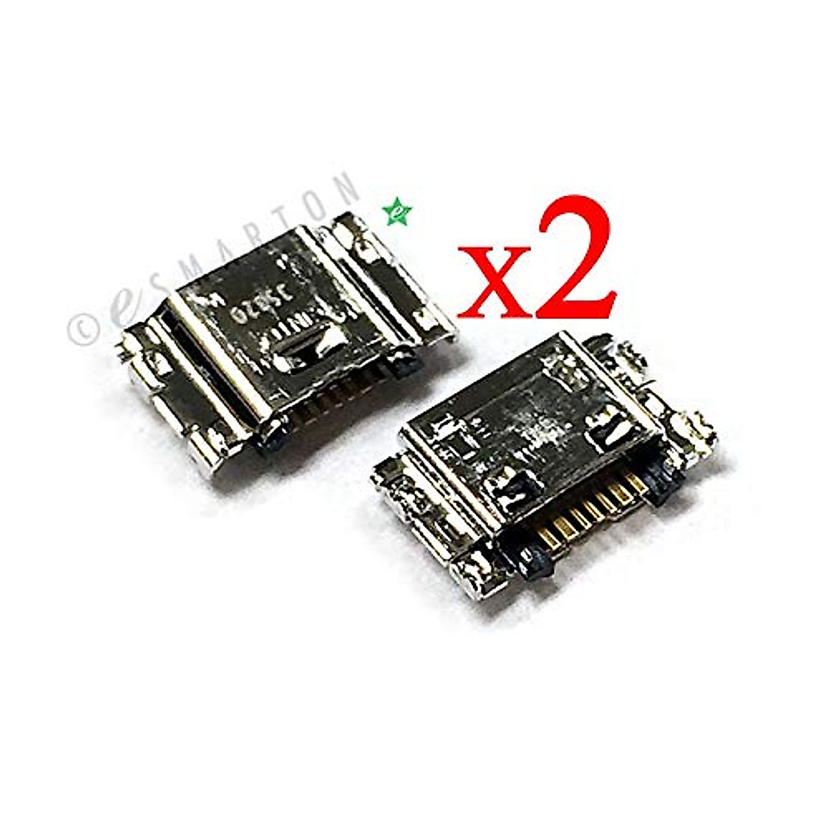 ePartSolution 2X Micro USB Charger Charging Port Dock Connector USB Port Replacement for Samsung Galaxy A6 A600/Galaxy J8 J810/Galaxy J7 Pro J730 USA (2pcs)
