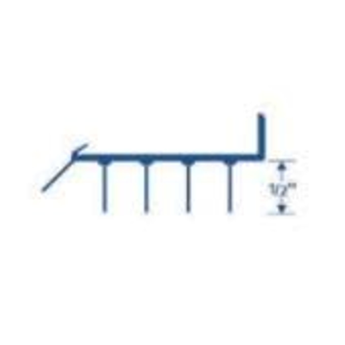 Universal Wood Door Bottom Sweep (2 1/4" x 48", Brown)