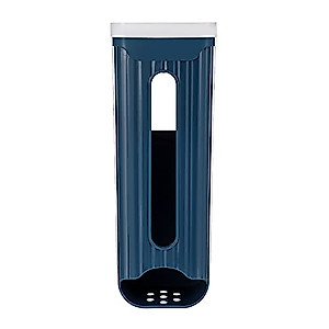 Trash Bag Dispenser Wall Mounted Grocery Garbage Bag Holder Plastic Bag Storage Box Garbage Bag Container Trash Bag Storage Box Cedar Bags Clothes Storage (Blue, One Size)