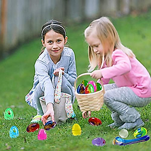 Galaxy Slime, 24 Pack Slime Eggs Kit for Kids Boys Girls Stress Relief Toys Party Favors for Kids 4-8 Slime Easter Egg Goodie Bag Easter Basket Stuffers Christmas Stocking Valentines Birthday Gifts