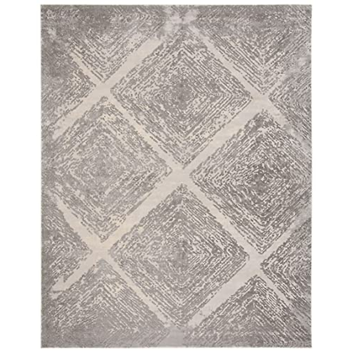 SAFAVIEH Meadow Collection 9' x 12' Taupe MDW344E Modern Abstract Area Rug