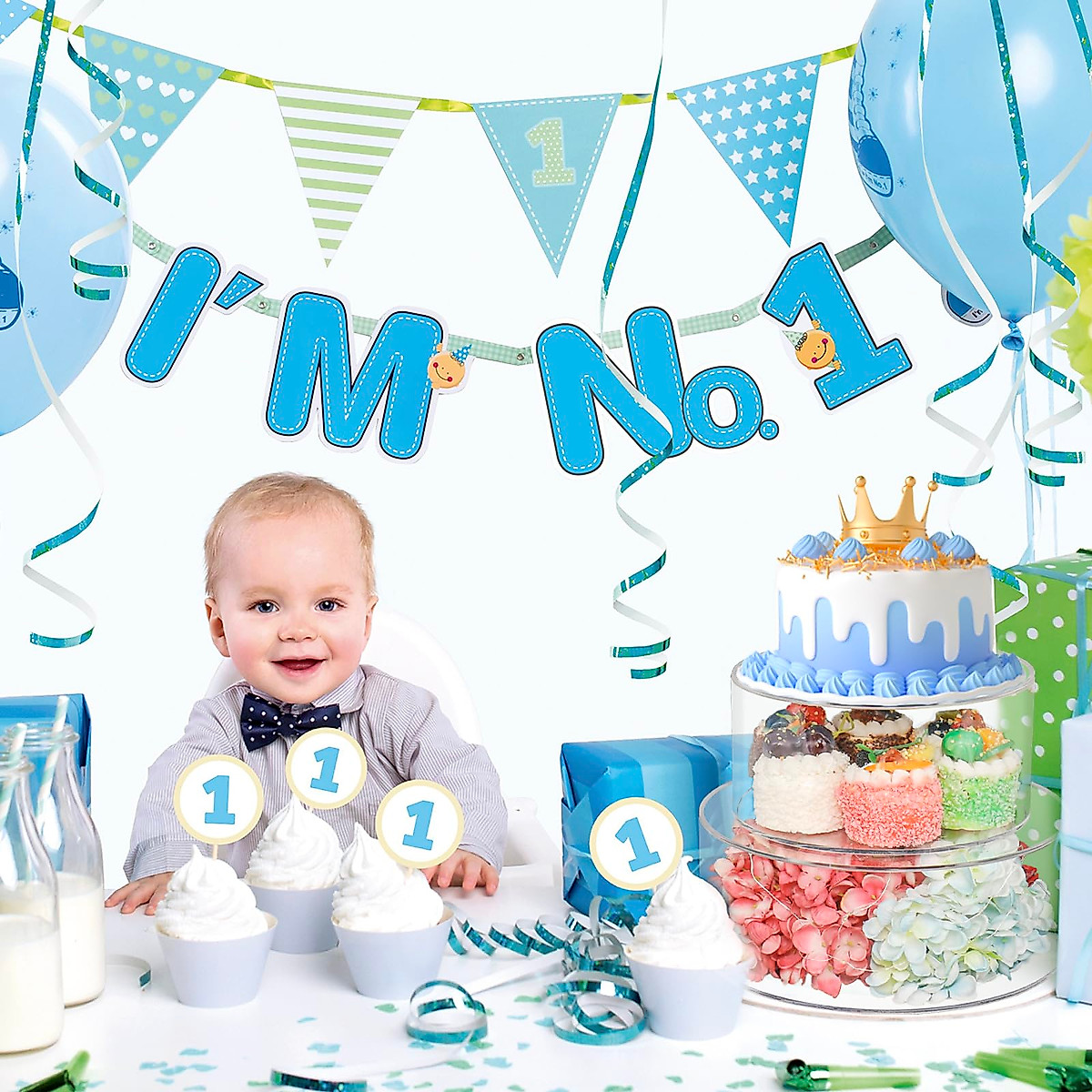 Cutora 3PCS Acrylic Cake Stand Fillable Clear Cake Riser Box Cylinder Round Display Case for Wedding Birthday Party 3 Tiers 8" 10" 12"