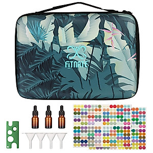 FITNATE Essential Oil Storage, 70 Bottles Essential Oil Case, Holding 5/10/15 ml Bottles