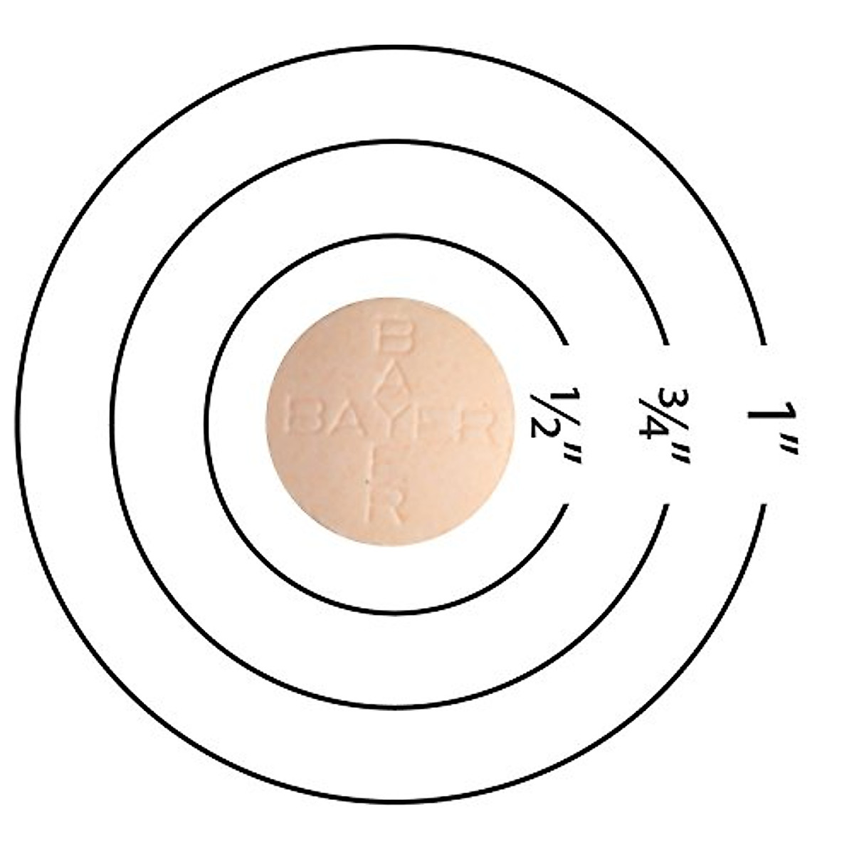 Aspirin Regimen Bayer, 81mg Chewable Tablets, Pain Reliever, Orange, 36 Count