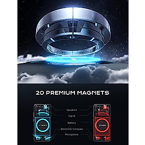 LISEN for 15W MagSafe Car Mount Charger [2024 Upgrade] iPhone Wireless Car Charger Magnetic Phone Holder Mount, Automobile Car Phone Holder Vent Fit iPhone 15 Pro Plus Max 14 13 12 MagSafe Case