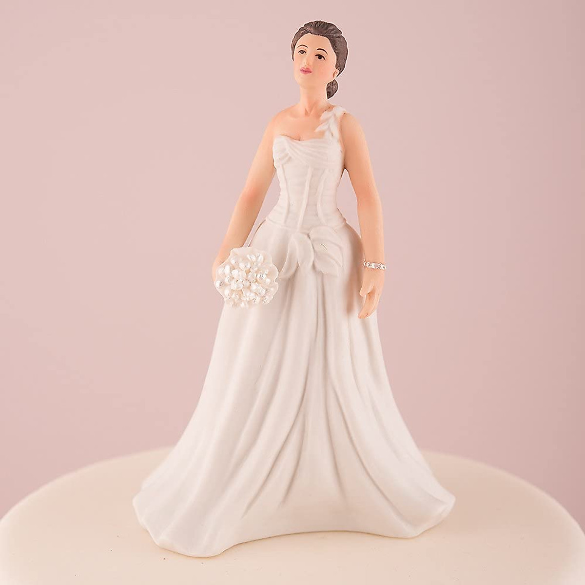 Weddingstar Contemporary Vintage Bride Porcelain Figurine Cake Topper