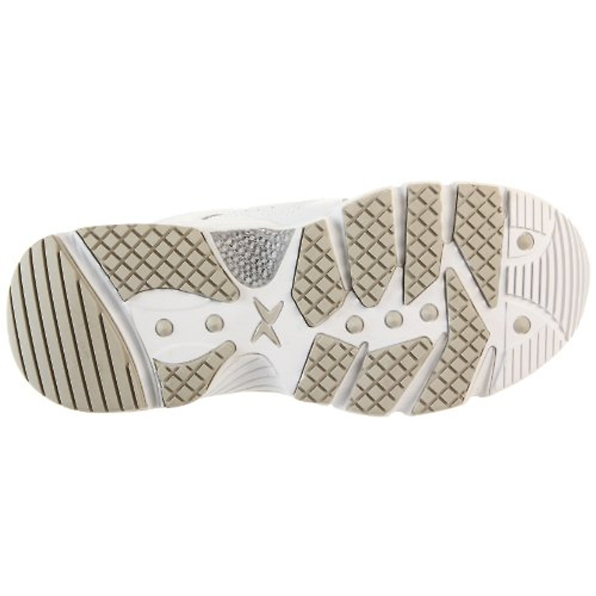 Apex Women's Apex Lace Walkers Walking Shoe,White,10.5 W US