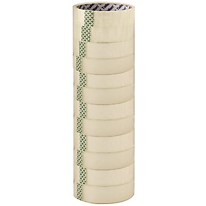 Just Stationery 24mmx40m Clear Tape (Roll of 12)