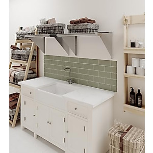 AmGood 24" Long X 16" Deep Stainless Steel Wall Shelf | NSF Certified | Appliance & Equipment Metal Shelving | Kitchen, Restaurant, Garage, Laundry, Utility Room