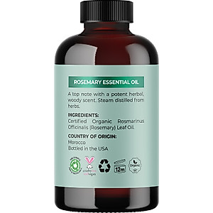 Maple Holistics Volumizing Hair Care Set - Biotin Shampoo and Conditioner with Rosemary Essential Oil and Pumpkin Seed Oil