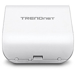 TRENDnet 10dBi Wireless N300 Outdoor PoE Pre-configured Point-to-Point Bridge Bundle Kit, TEW-740APBO2K, 2 x Pre-configured Wireless N Access Points, IPX6 Rated Housing, Built-in 10 dBi Antennas white