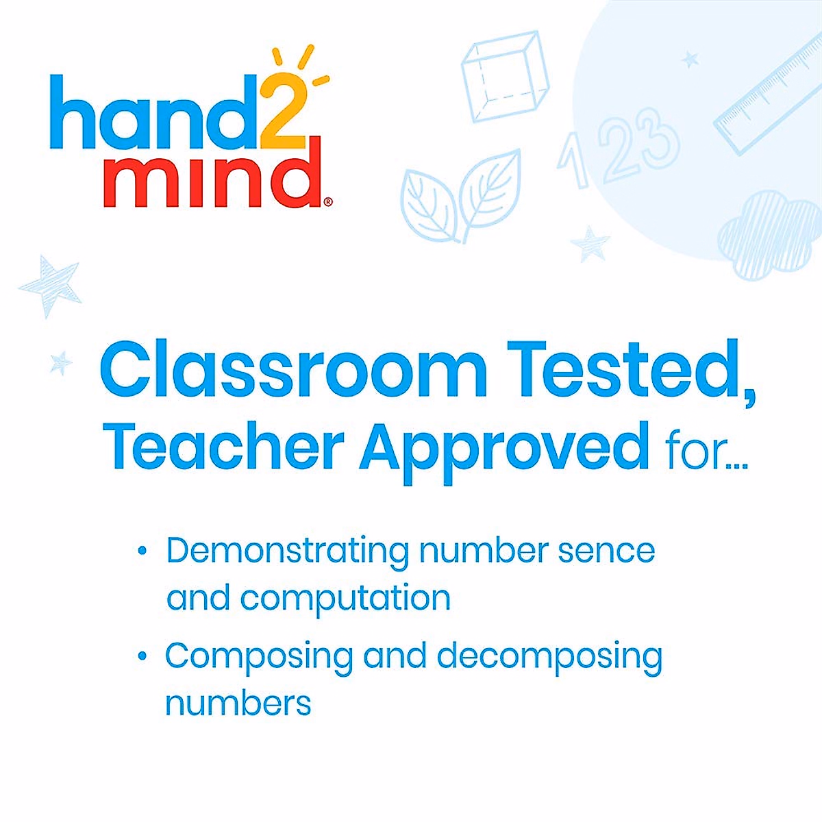 hand2mind Foam RekenRods Ten Frame Boards, Subitizing Math Games, Ten Frame Math Manipulatives, Counting Manipulatives, 10 Frame Math, Rekenrek for Kids Math (4 Ten Frames and 40 Math Counters)