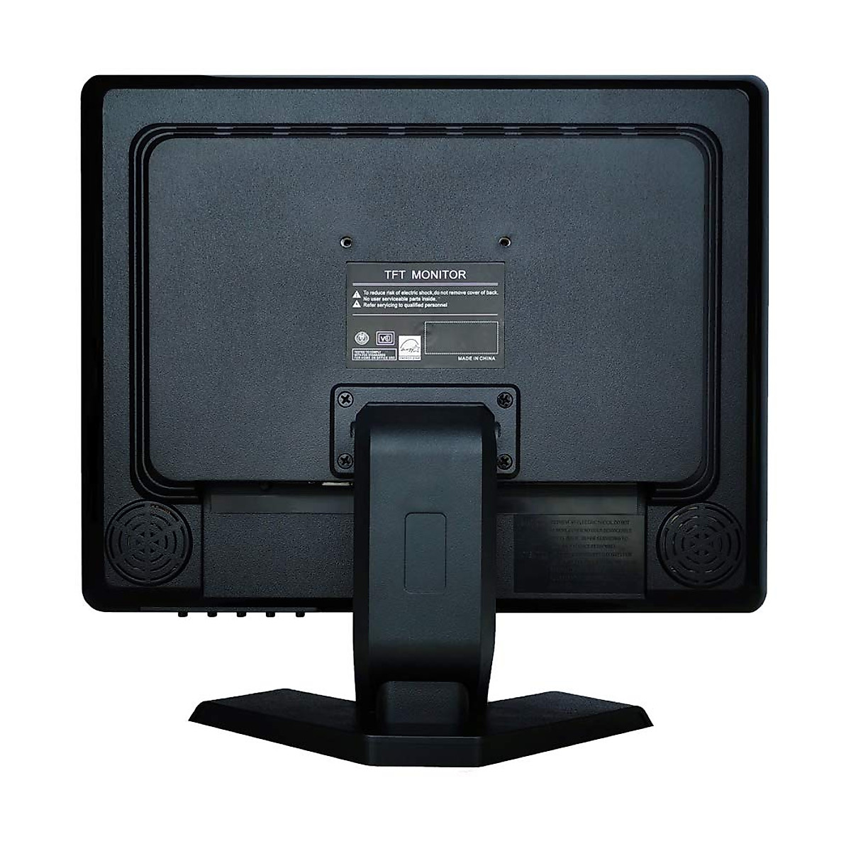 iChawk 17'' inch Display 1280x1024 4:3 VGA HDMI-in USB Plastic Case Built-in Speaker VESA 75x75 Desktop Four-Wire Resistive Touch Screen Monitor for POS Cash Register Ordering Meal Machine W170PT-58R