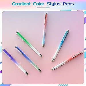 Stylus Pens for Touch Screens, 6 Pack High Sensitivity Capacitive Stylus for iPad iPhone Samsung Galaxy and Tablets, Extra 6 Replacement Tips