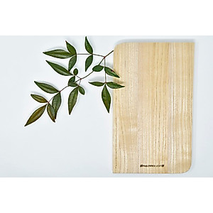 Kiri (Japanese Paulownia) Wooden Cutting Board, Made in Japan, Handmade, 8.85 x 16.1 inches