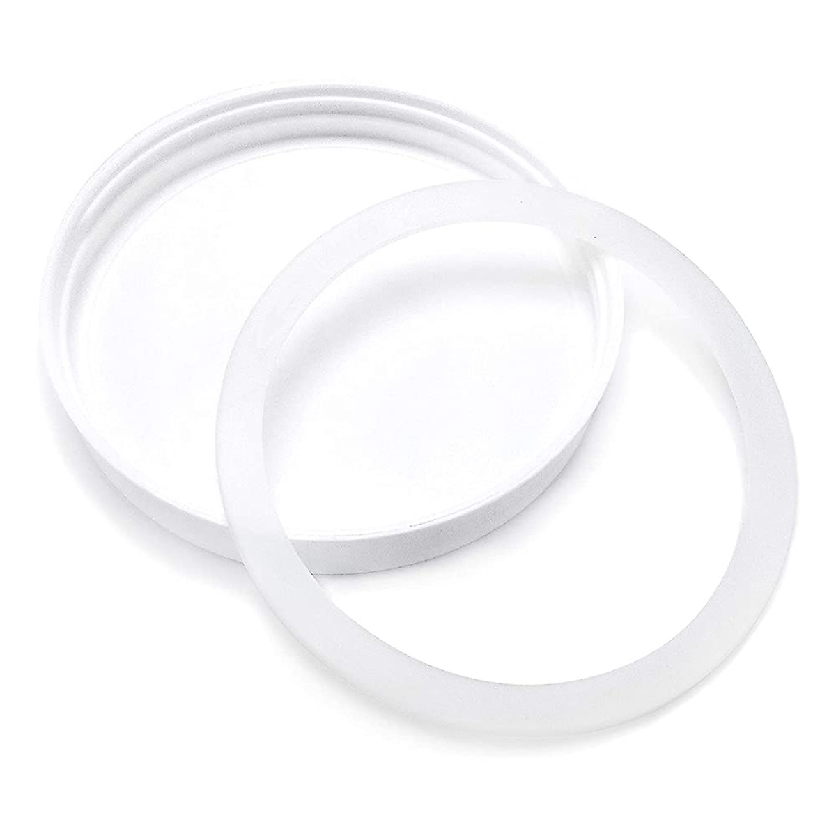 Wide Mouth Mason Jar Silicon Gaskets | 10 pack | Creates Airtight, Leakproof Jars When Paired Plastic With Mason Jar Lids | Food Grade