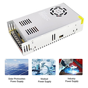 12V 33.3A Universal Regulated Switching Power Supply,400W 100-240V AC to DC, for CCTV, Radio, Computer Project, LED Strip Lights, 3D Printer