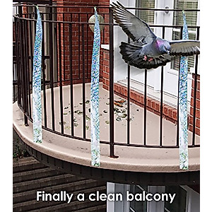 Premium Quality Bird Deterrent Reflective Scare Tape Ribbon 350 ft Long – Pest Control Dual-sided Repellent For Pigeons, Grackles, Woodpeckers, Geese, Herons, Blackbirds & More – Sturdy & Ultra Strong