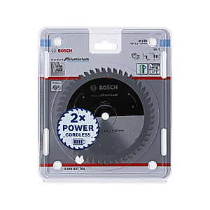 Bosch Professional 2608837761 Blade Standard (for Aluminium, 140 x 10 x 1.6 mm, 50 Teeth Accessories: Cordless Circular Saw)