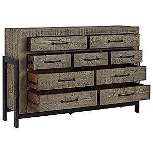 Signature Design by Ashley Brennagan Dresser, Grayish Brown