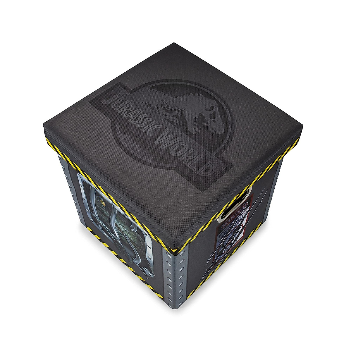 Jurassic World Foldable Storage Bin Cube Organizer with Lid | 15 Inches