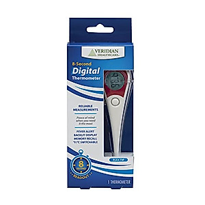 Veridian 08-362 8-Second Flex Tip Digital Thermometer