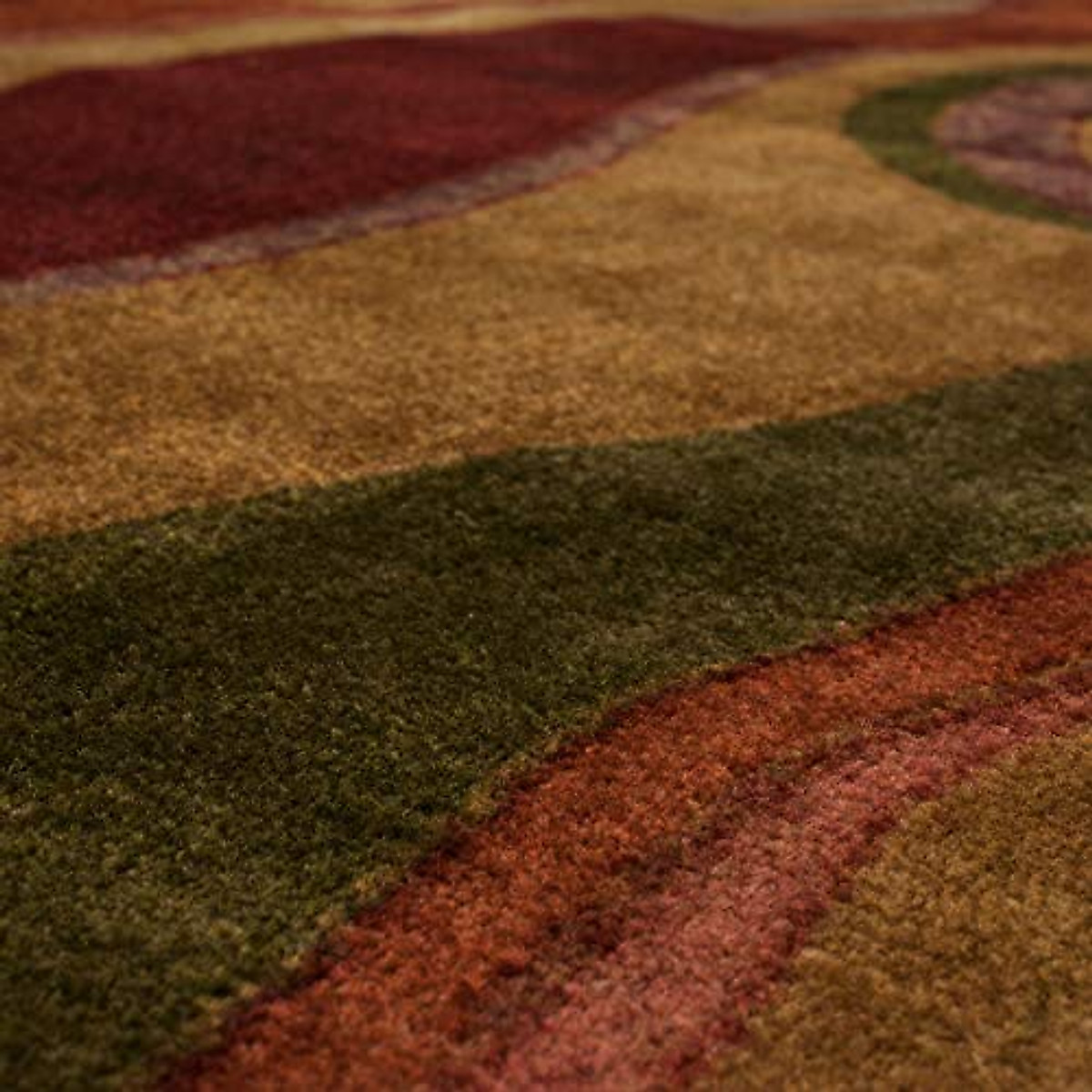 Mohawk Home New Wave Picasso Wine Abstract Accent Area Rug, 1'8"x2'10", Multi