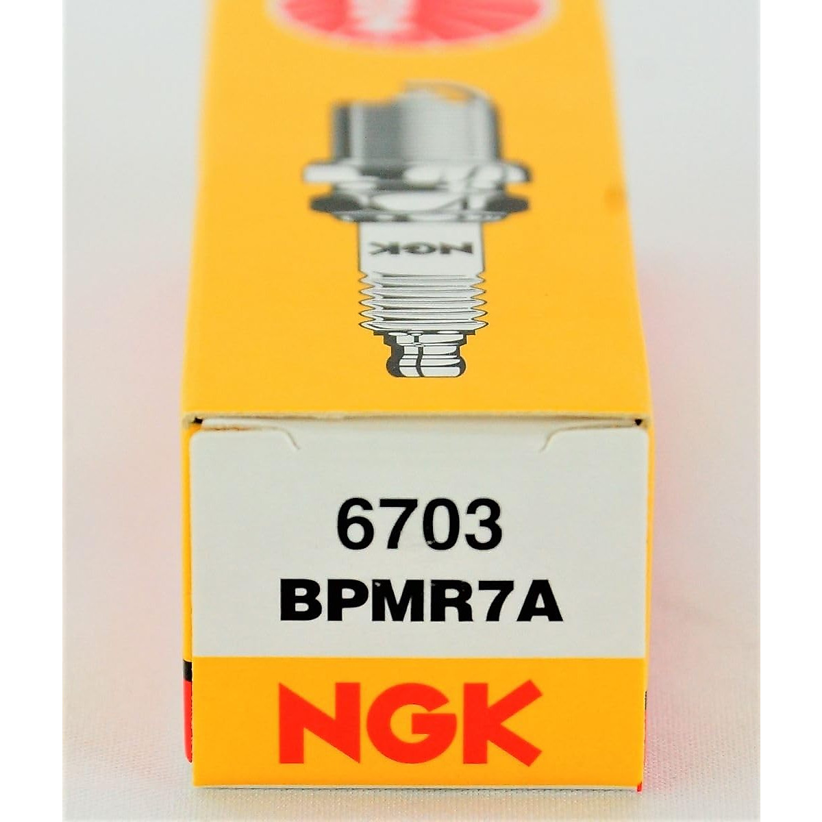 NGK (6703) BPMR7A Spark Plugs Individual Boxed - 2 Pack, Copper