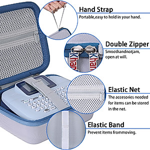 khanka Hard Travel Case Replacement for Brother P-Touch PTM95 Label Maker, Case Only