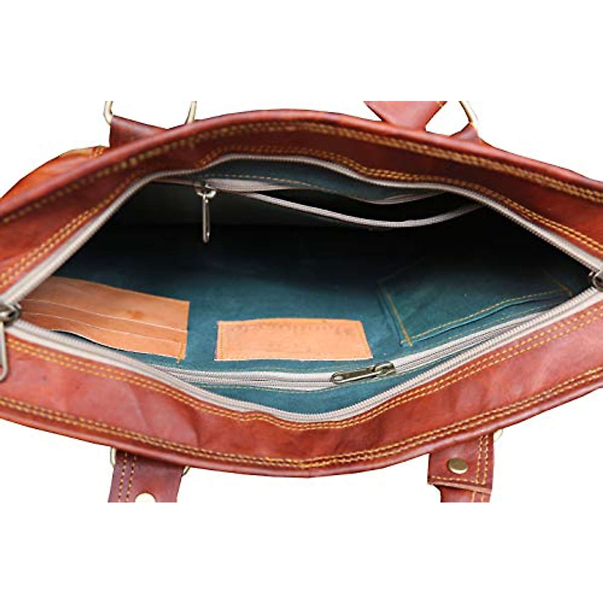 Firu-Handmade Leather Purses for Women Leather Tote Bag Satchel Vintage Genuine Leather Purses for Women Handbag Office Casual