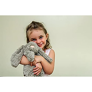 Gemma Joy Bedtime Bunny Baby Soother with Cry Activated Sensor, Plush Stuffed Animal for Newborn Infants, Calming Light, Lullaby Music, White Noise, Shhusher and Mother’s Heartbeat