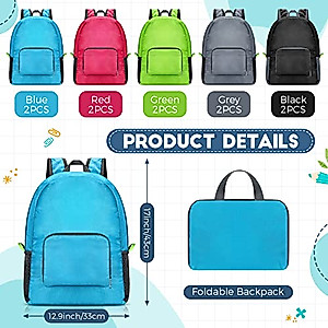 Jexine 10 Pcs Backpacks Bulk 16.5 Inch Lightweight Backpacks Student School Book Bag Book Bags for Kids for Travel (Multicolor)