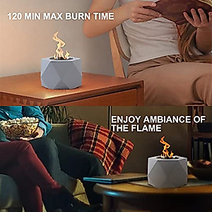 Tabletop Fire Pit, Table Top Fire Pit Bowl, Home Smores Maker, Alcohol Fireplace for Table & Festival Decor, Indoor & Outdoor Use