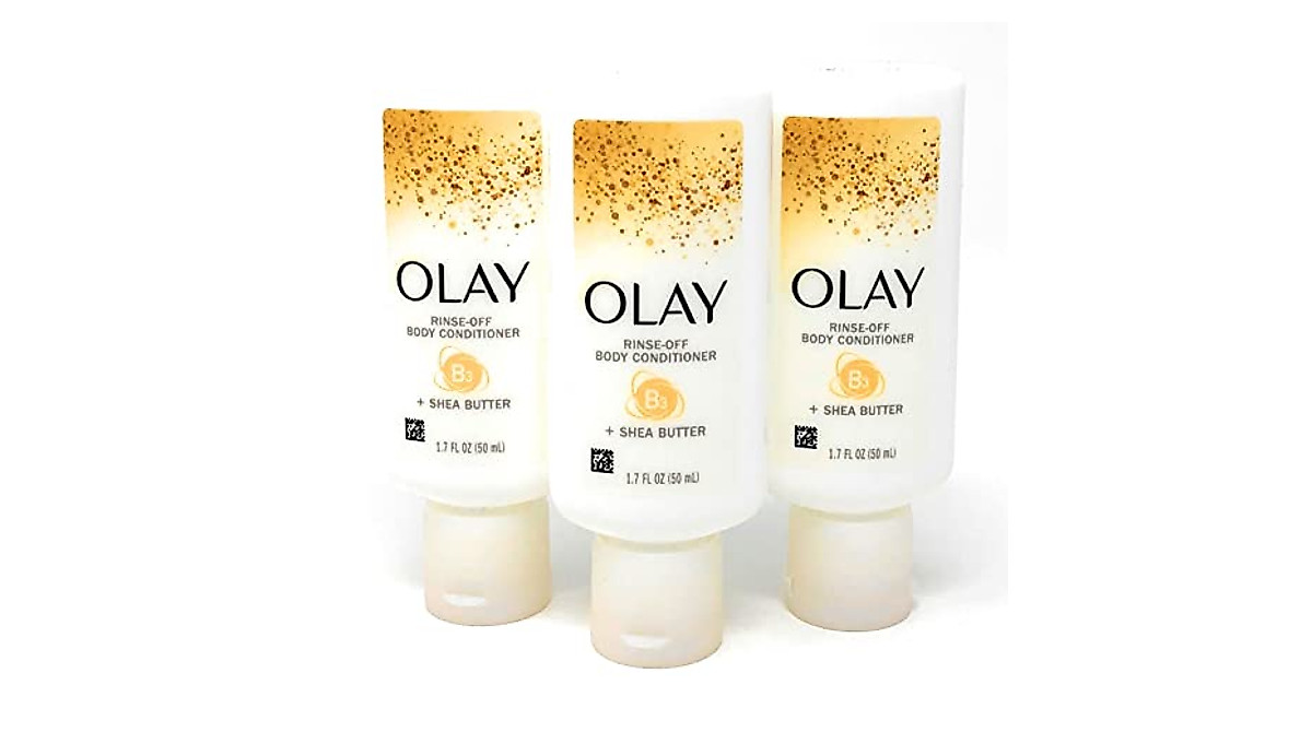 Olay Rinse-Off Body Conditioner with Shea Butter - Travel Pack of 3