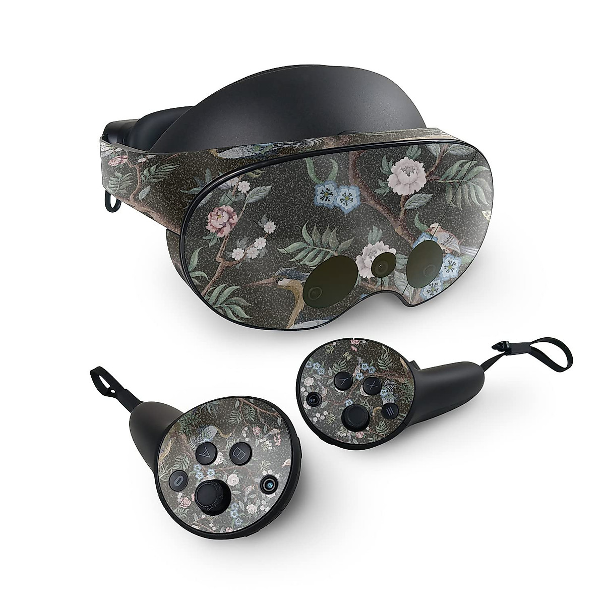 MightySkins Glossy Glitter Skin Compatible with Meta Quest Pro - Asian Fabric | Protective, Durable High-Gloss Glitter Finish | Easy to Apply, Remove, and Change Styles | Made in The USA