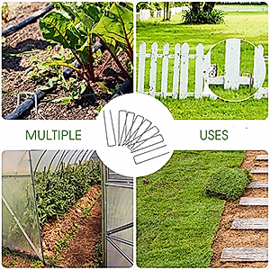 12 Inch Garden Landscape Staples Stakes, 25 Pcs Galvanized Garden Stakes Heavy Duty Metal Ground Stakes for Securing Lawn Fabric