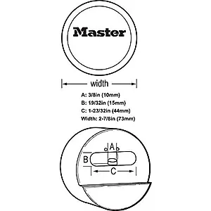 Master Lock Hidden Shackle (2) Keyed Alike Padlocks 6271NKA-2 w/ BumpStop