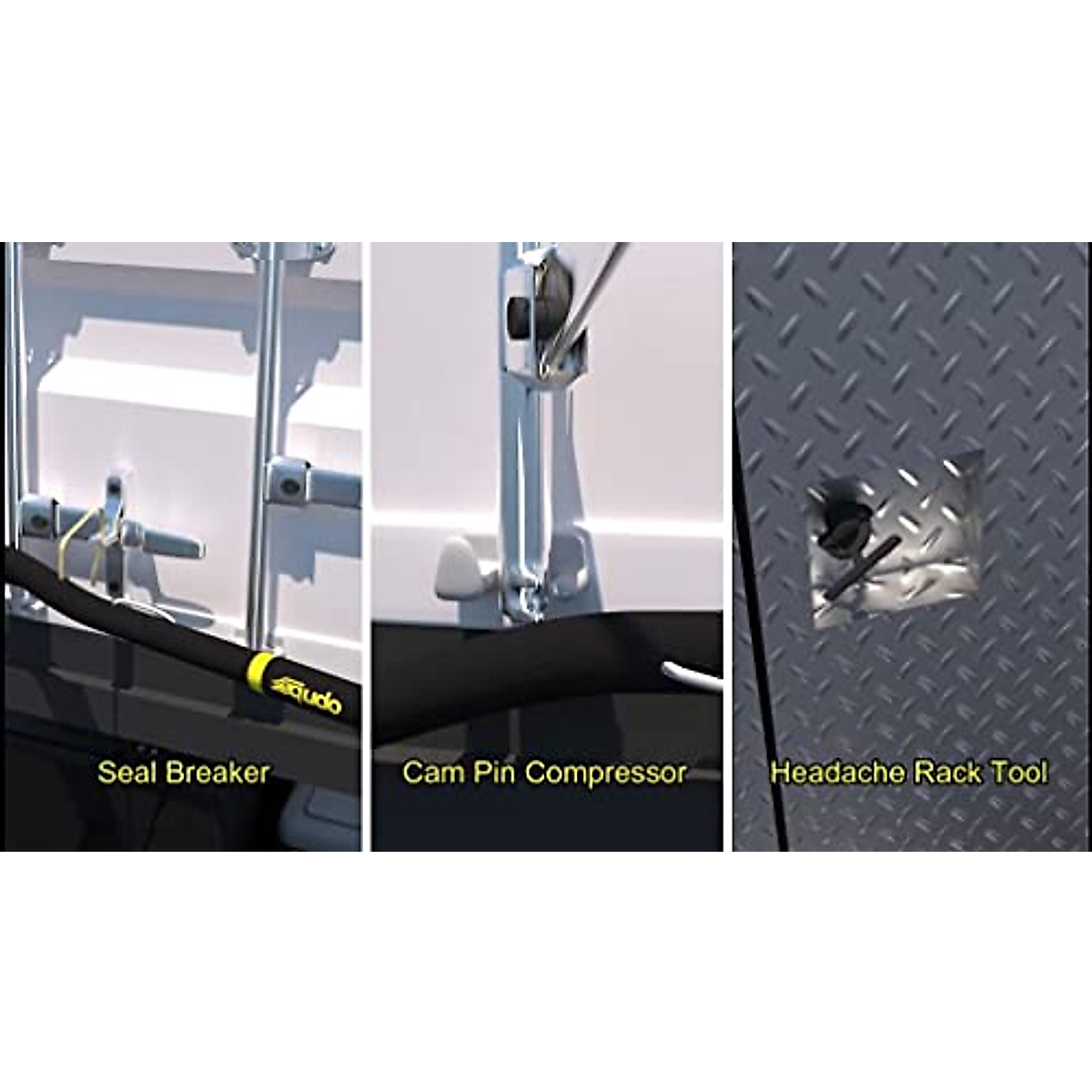 Leverage Bar for Shipping Container Doors - and More, Steel - by Shipping Container Safety International 6f706e626172, Flat Black, Yellow