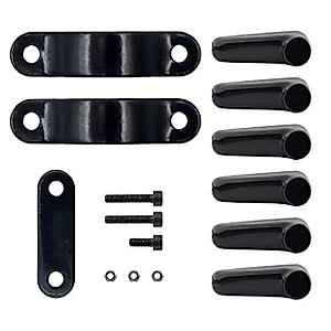 12V Winch Solenoid Relay Contactor & Winch Rocker Thumb Switch Combo with Handlebar Control Kit Compatible with ATV UTV 1500lb-5000lb Polaris 800 1000 63070,62135, 74900, 2875714, 70715 ZJWAQH