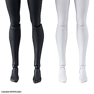 Bandai Hobby - 30 Minute Sisters - #12 Option Body Parts Arm Parts & Leg Parts [White/Black], Bandai Spirits 30 MS Model Kit