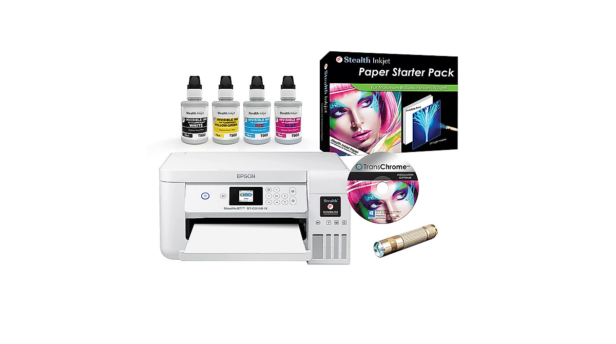 VersaCheck Stealth iX Invisible Ink Printer & Security Paper Bundle